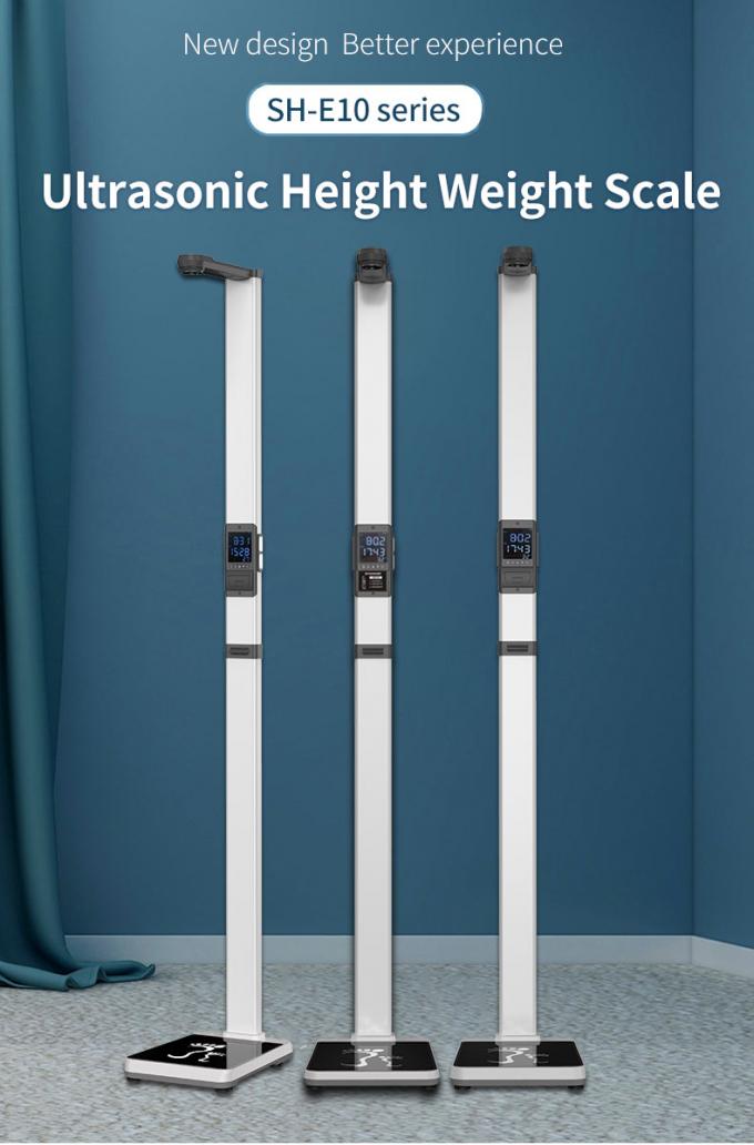 CE Digital Body Fat Weight Scale Height Machine 4.3 Inch VA Screen