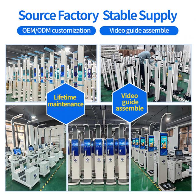 Gym BMI Height And Weight Measurement Scale Fat Measuring Machine