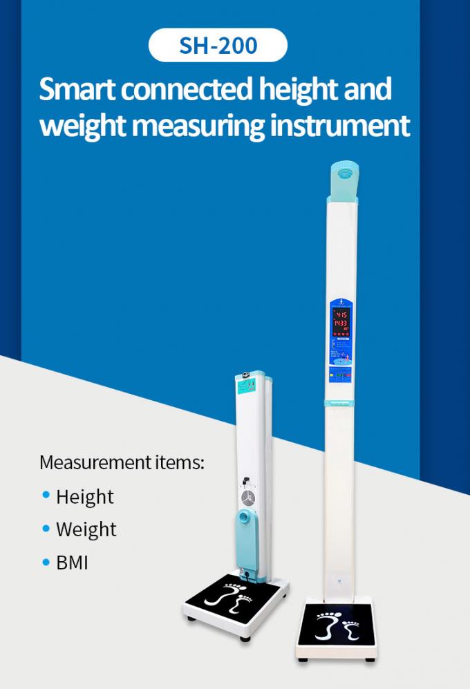 SH-200 Digital Weight And Hight Measurement Scale Stainless For Medical ...