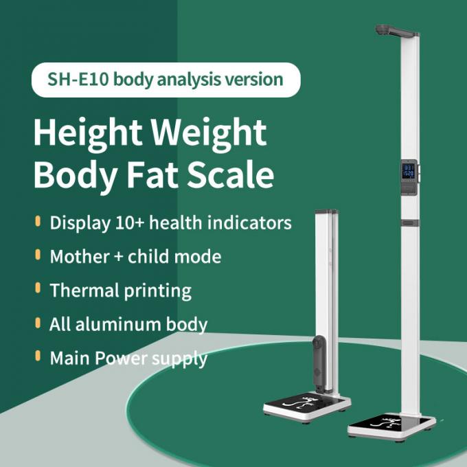 Ultrasonic Smart Body Fat Measuring Scale Height Weight Balance Vending ...