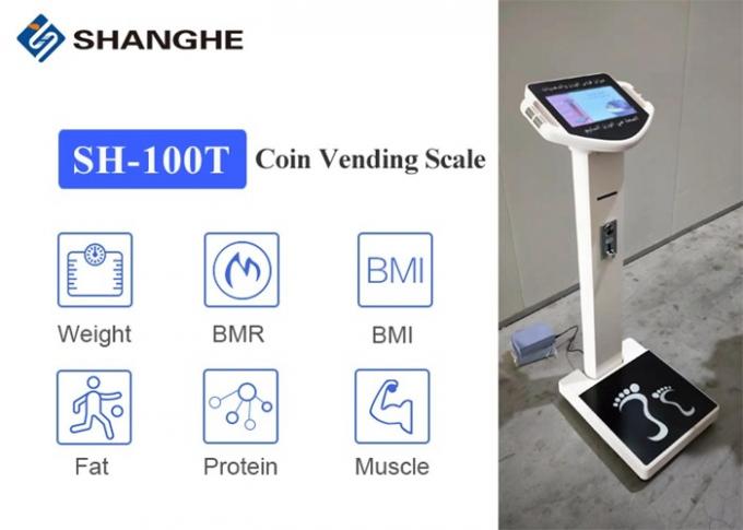 Automatic Body Fat Percentage Analyzer , Portable Ultrasonic Height ...